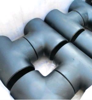 China Seamless Forged Butt Weld Carbon Steel Equal Tee Sch40 ASTM A234 WPB 1/2-24 Inch for sale