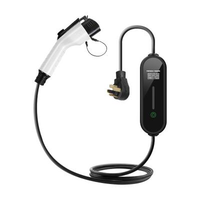 China 5 Gear Switch Single Gun AC Type 1 Portable EV Charger 11kw 16A for sale
