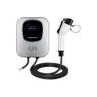China Single Gun 16A 32A Wall Mounted EV Charger Type 1 Short Circuit Protection for sale