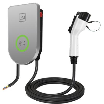 China Bluetooth Wall Mounted EV Charging Station 48A 240V for Tesla Audi Home Use for sale