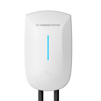 China Wall Mounted 7kw Type 2 EV Charger European Standard App Control Fast Charging for sale