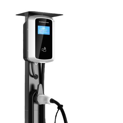China 32A 3 Phase App Control Bluetooth Wall Mounted EV Charging Station For Home for sale