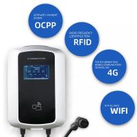 China European Standard 3 Phase WiFi Wall Mounted EV Charging Station 32A 480V for Home for sale