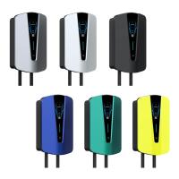 China American Standard Type 1 4.3 Inch Screen AC EV Charger Wall Mount IP65 32A 220V for sale