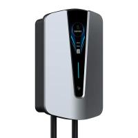 China American Standard Type 1 4.3 Inch Screen AC EV Charger Wall Mount IP65 32A 220V for sale
