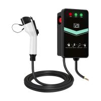 China European Standard 32A Wall Mounted EV Charging Station for Tesla BMW with LED Indicator for sale