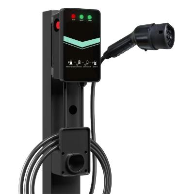 China American Standard AC 220V Wall Mounted EV Charging Station Customize Cable for sale