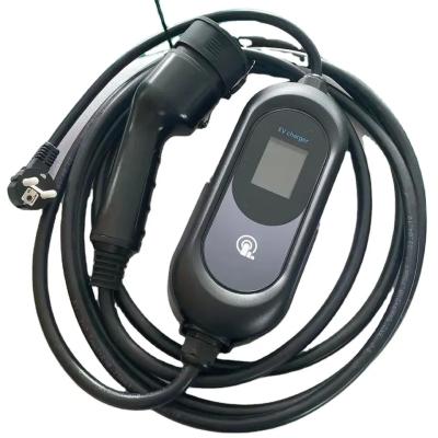 China Carbon Steel Type 2 Portable EV Charging Station Over Load Protection for sale