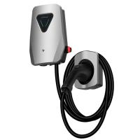 China 220V Smart Flame Retardant ABS Single Phase EV Charger Wall Mount for sale