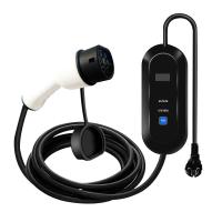China High Flame Retardant PC 220V Portable AC EV Charger Adjustable Current for sale
