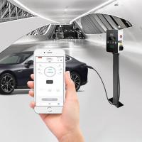 China Screen Display Multiple Protection Wall Mounted EV Charging Station With IC Card for sale