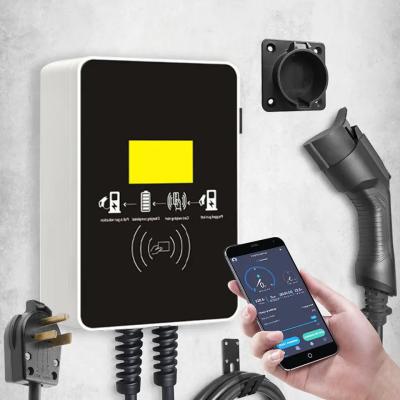 China EV 3 Phase Type 2 Charger 22 Kilowatts For Home Fast Charging for sale
