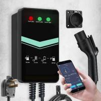 China Plug And Charge 11 Kilowatts Black Wall Mounted EV Charging Station Single Gun for sale