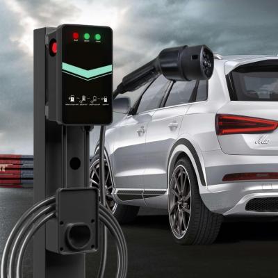 China 48A Type 1 For Home Single Gun Wall Mounted EV Charging Station LED Indicator for sale