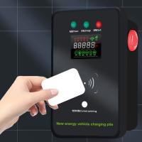 China IP67 European Standard Swipe Card AC Wall Box EV Charger 32A 220V Leakage Protection for sale