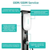China Level 2 7kw 11kw 22kw Charging Point	Fast Wall Mounted EV Charging Station LED Indicator for sale
