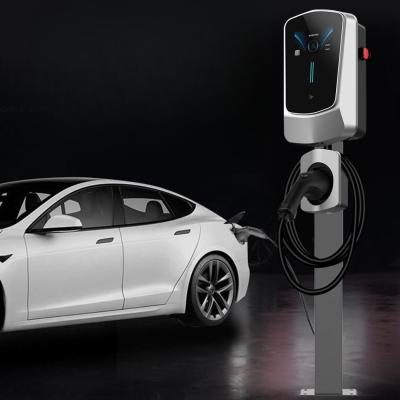 China OCPP1.6 48A 22kW Wall Mounted EV Charging Station with 7.62m Cable IP66 for sale