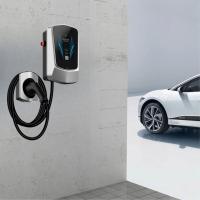 China European Standard 32A Fingerprint Wall Mounted EV Charging Station for Tesla 380V IP66 for sale