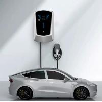 China Wall Mounted EV Charging Station 11kW 22kW 4.3 Inch Screen WiFi 5m Cable IP66 for sale
