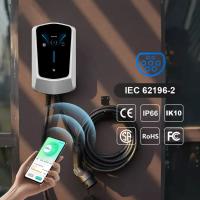China Column Mounted Type 1 Type 2 Ev Wall Box Charger UV Resistant for sale