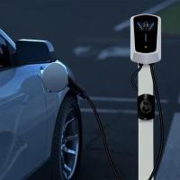 China American Standard 7kW Wall Mounted EV Charger with High Flame Retardant PC Fuel IP66 for sale