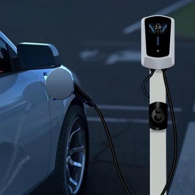 China American Standard 7kW Wall Mounted EV Charger with High Flame Retardant PC Fuel IP66 for sale