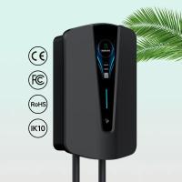 China American Standard App Control Swipe Card 32A 48A Fireproof PC Home Smart Wall EV Charger for sale