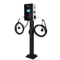 China 22kW Wall Mounted EV Charging Station 5m Cable IP54 RFID AC380V for sale