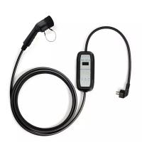 China Lightning Proof 32A Type 1 And Type 2 Portable AC EV Charger With Screen Display for sale