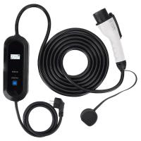 China 15m Cable 3.3kw Portable AC EV Charger With Screen Display for sale