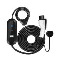 China 15m Cable 3.3kw Portable AC EV Charger With Screen Display for sale