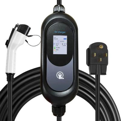 China 250V Single Phase Portable EV Charging Station Leakage Protection for sale