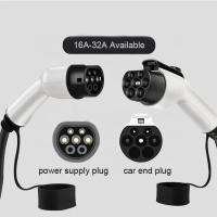 China Dustproof Thermoplastic Type 2 to Type 2 EV Charging Extension Cable 10m 32A 220V for sale