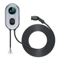China Weather Resistant 220V Type 1 AC EV Charger 16A 32A Current Adjustment Single Gun for sale