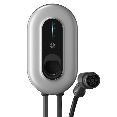 China Swiping Card Type 2 EV 22kw Charger Home With LED Indicator for sale