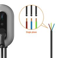 China Wifi Connective IP65 Portable Type 2 EV Charger With 5m Cable for sale