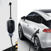 China 230V CEE 3 Pin Touch Button 7.2 kW AC Fast EV Charger with Overload Protection for sale