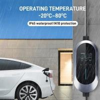 China 3.5 Kilowatts Dustproof Timing Mobile Electric Car Charger With Touch Button for sale