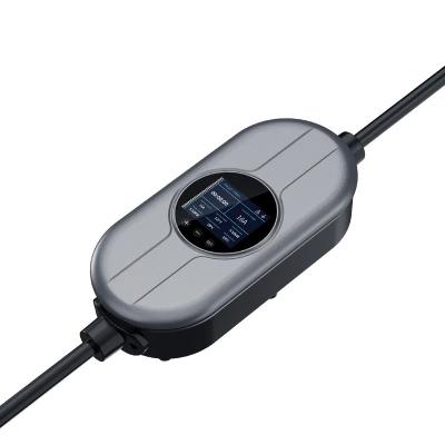 China Plug And Charge SAE J1772 Plug 240V Portable EV Charging Station Customize Cable for sale