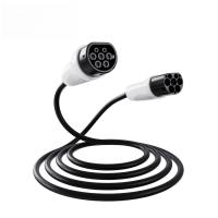 China 3 Phase 22kW Dual Gun Portable EV Charger Type 2 AC Charging Cable for sale