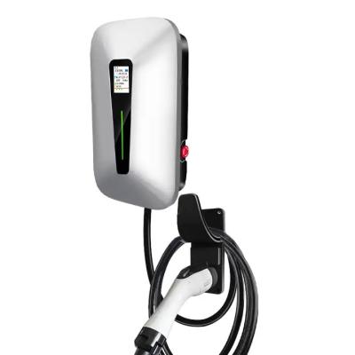 China 11kW Home Swipe Card AC Wall Box EV Charger 16A 32A Type 1 Type 2 for sale