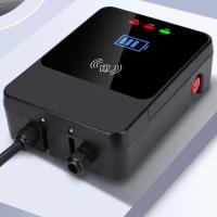 China GBT 7kW Single Gun 220V Wall EV Charger 4.3 Inch Screen with Emergency Button for sale