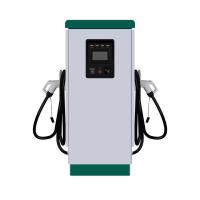 China GB/T Double Guns 380V 4G EV DC Charging Station 250A IP54 Floor Mounted for sale