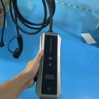 China Type 2 Customized Colors 22kw Portable AC EV Charger With OLED Screen for sale