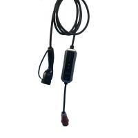 China Type 1 16A/32A LED Screen Portable AC EV Charger With CEE Plug for sale