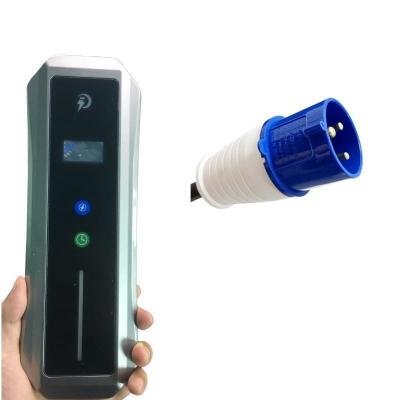 China European Standard 11kW Portable AC EV Charger 5 Meter Cable CE Certified for sale