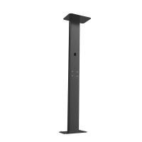 China Black Code Storage EV Charger Stand EV Charging Accessories With Sunshade for sale