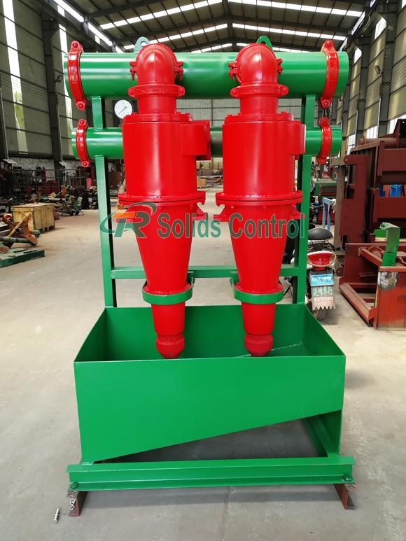 Mud desander for oilfield