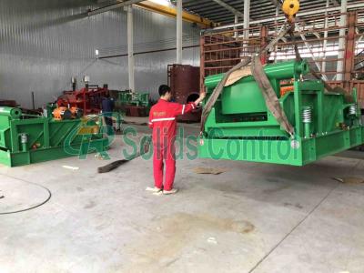 China TRZS584 Linear Motion Shale Shaker 4pcs 585 X 1165mm Screens for sale