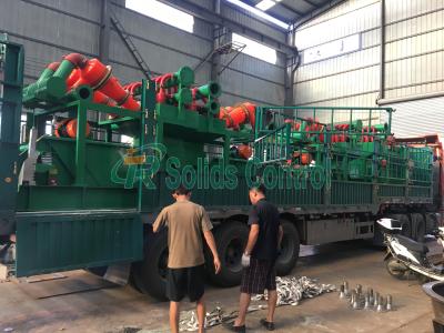China 240m3/h Oilfield Drilling Mud Cleaner Desander Desilter Shale Shaker Mounted for sale